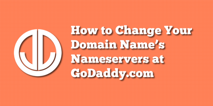 How to Change Your Domain Name's Nameservers at GoDaddy.com - Jay Lane